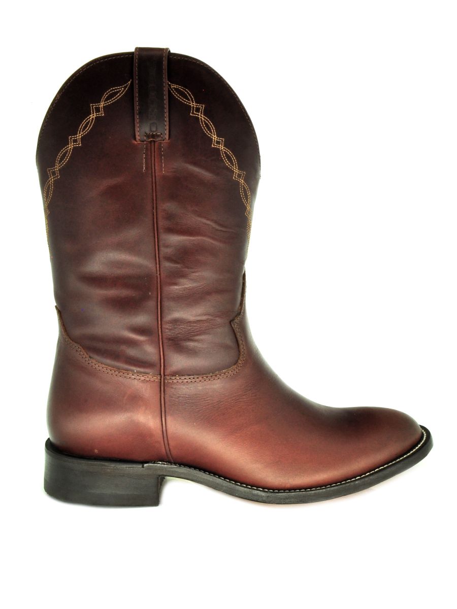 Bota Masc Bico Redondo Pull Up Brown Pull Up Brown Jácomo - Zona ...