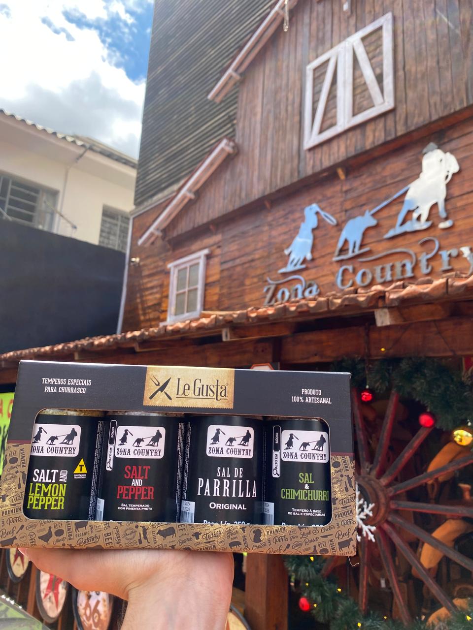 Kit Personalizado de Temperos Especiais para Churrasco Zona Country ...