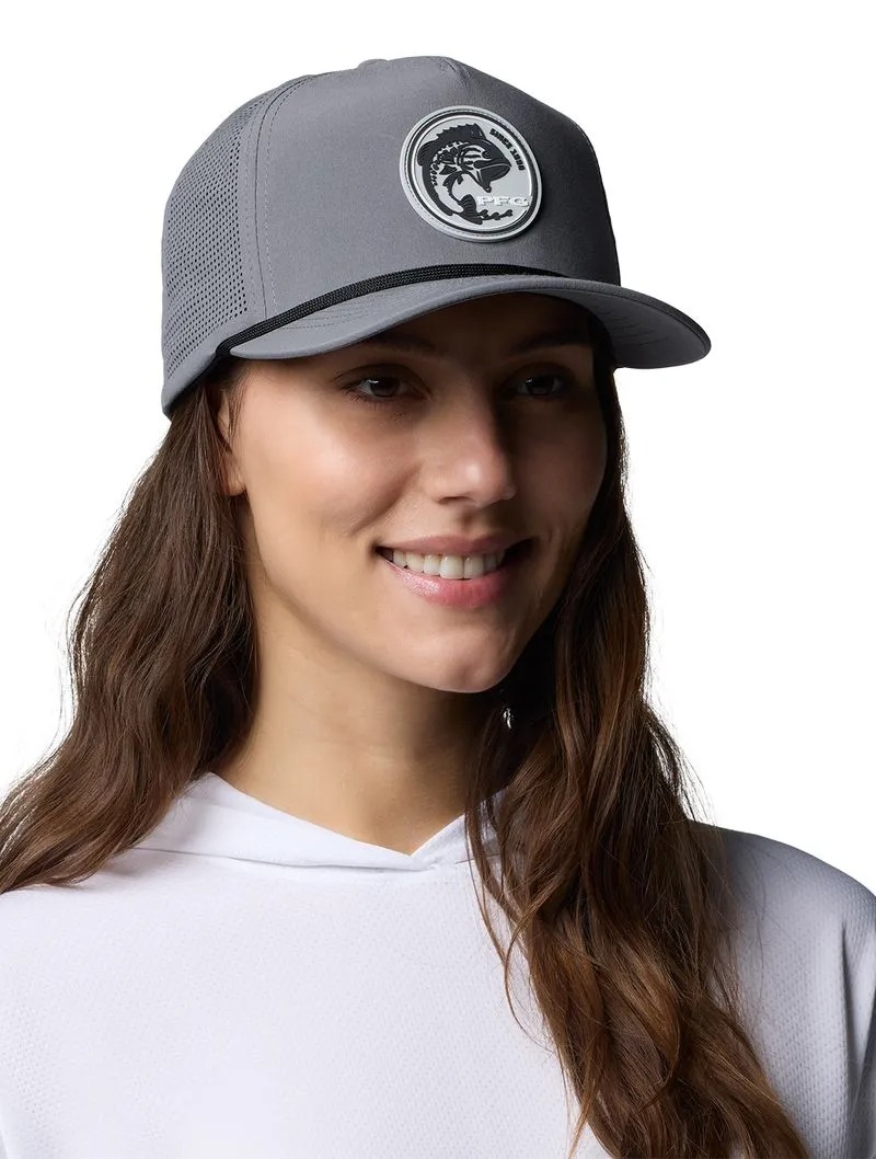 BONE COLUMBIA PFG TIDAL PURSUIT STRETCH SNAP BACK CITY GREY - Zona ...