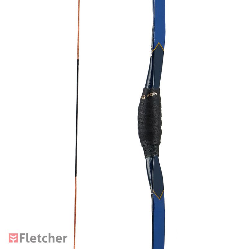 Arco Recurvo Tradicional - Laqueado Azul - 30 lbs a 28" - Lacquer Tata ...