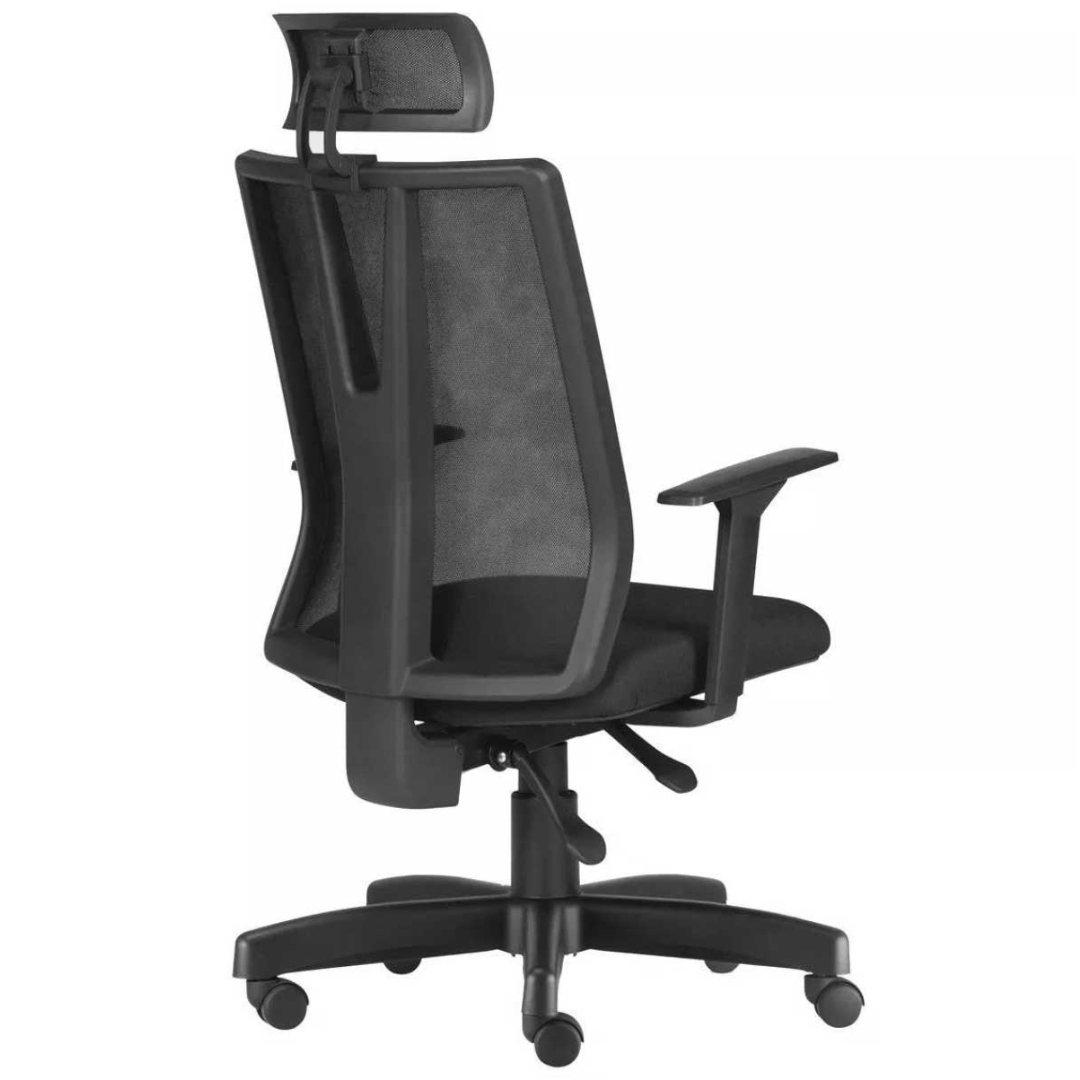 Cadeira Addit Presidente Extra Ergonômica Giratória NR17 Frisokar Apoi ...