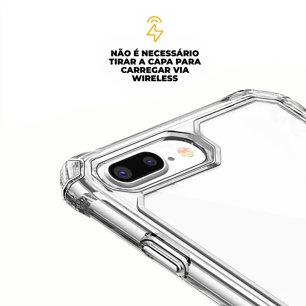Capa para iPhone 7 Plus / 8 Plus - Clear Proof - Gshield - Gshield - Capas para celular ...