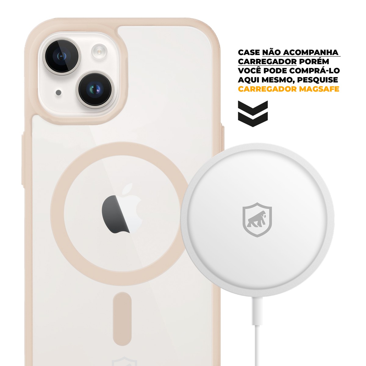 Capa MagSafe para iPhone 14 - Rosa - Gshield - Gshield - Capas para ...