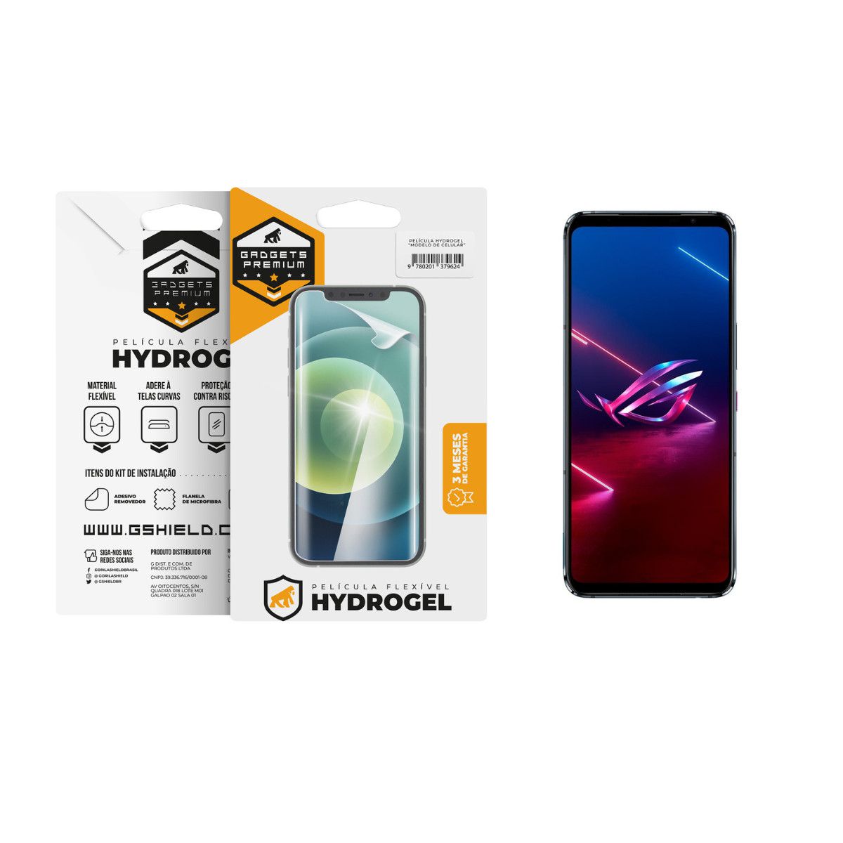 Película Para Asus Rog Phone 5s Hidrogel Gamer Fosca Gshield