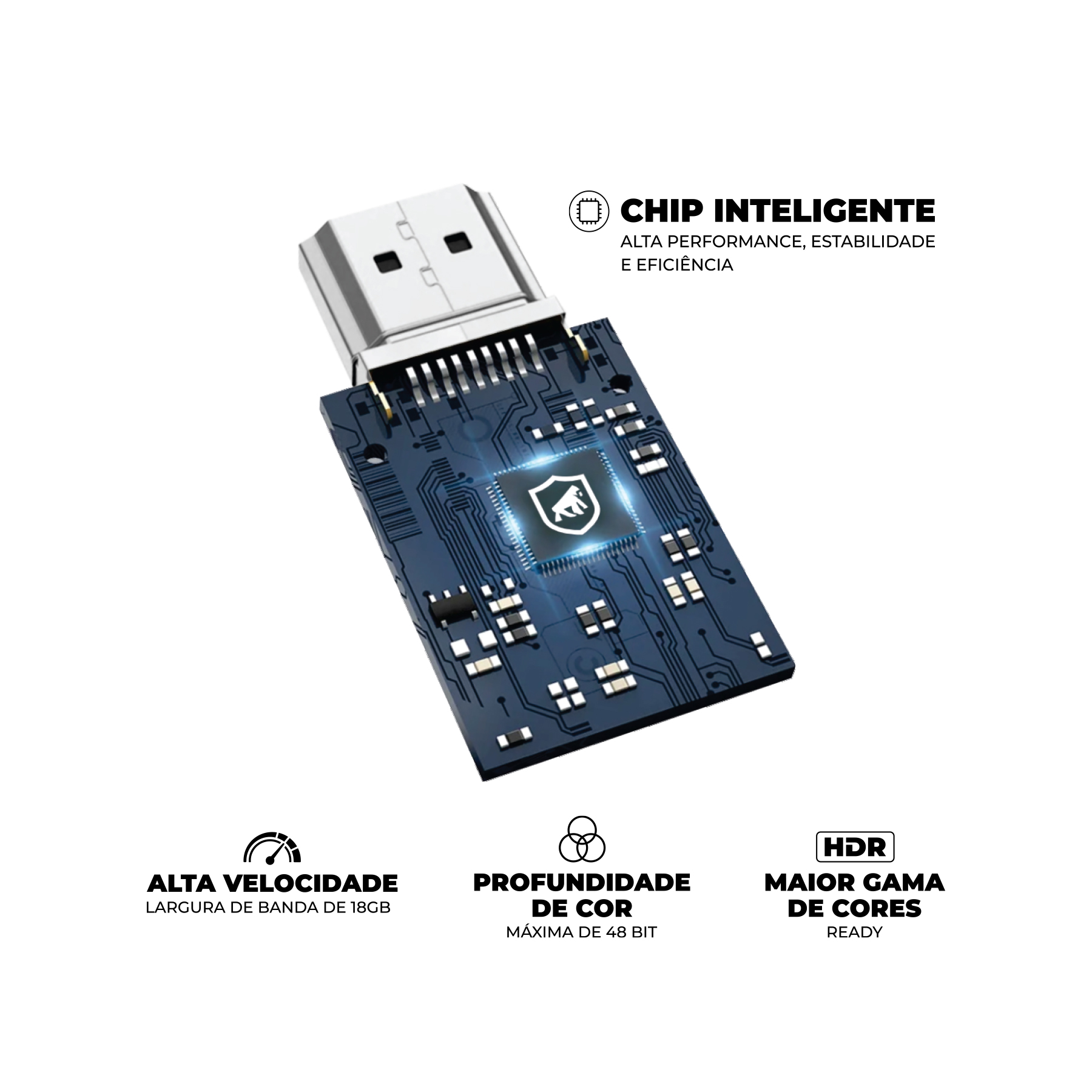 Cabo Survivor - HDMI - 2m - Preto - Gshield - Gshield - Capas para ...