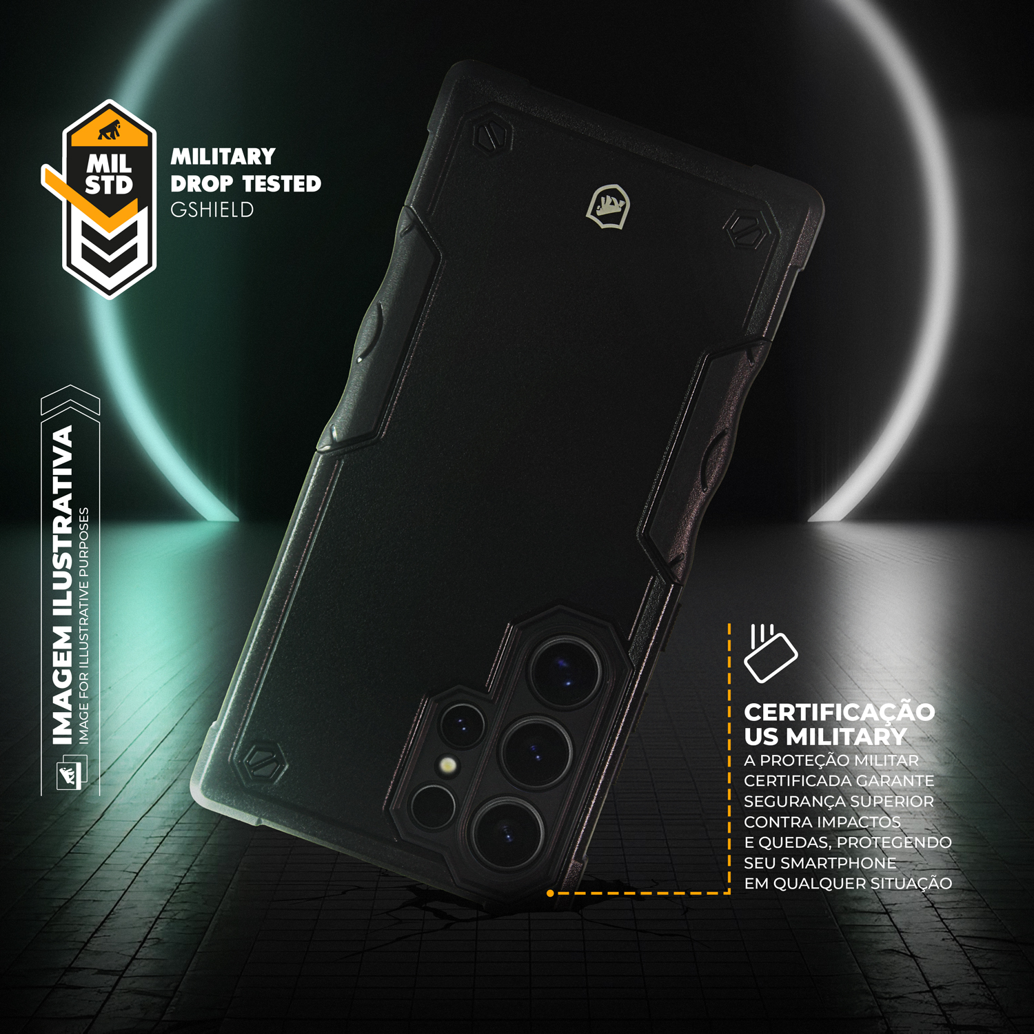 Capa para Samsung Galaxy S25 - Armorgear - Gshield - Gshield - Capas ...
