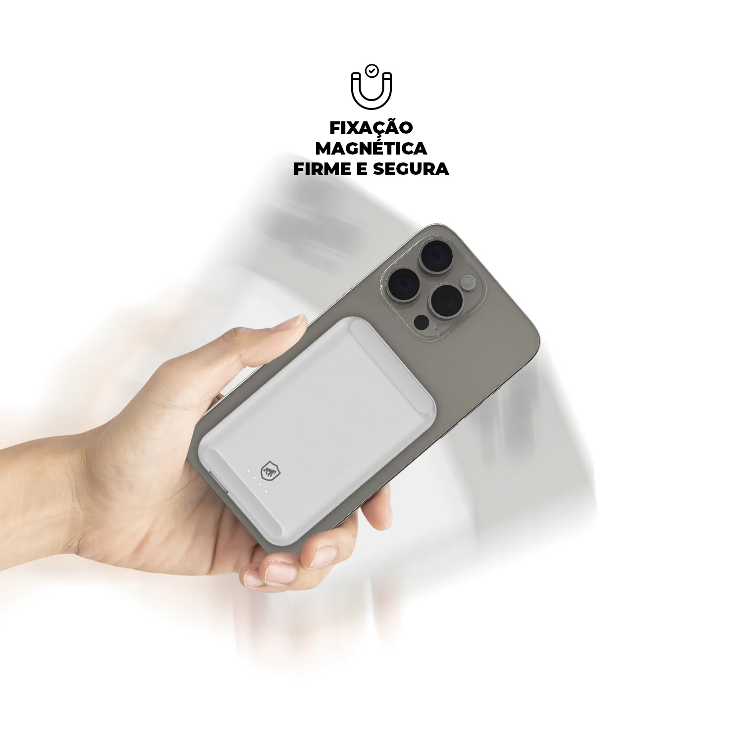 Carregador Portátil Nano Snap Wireless - Branco (Reembalado) - Gshield ...