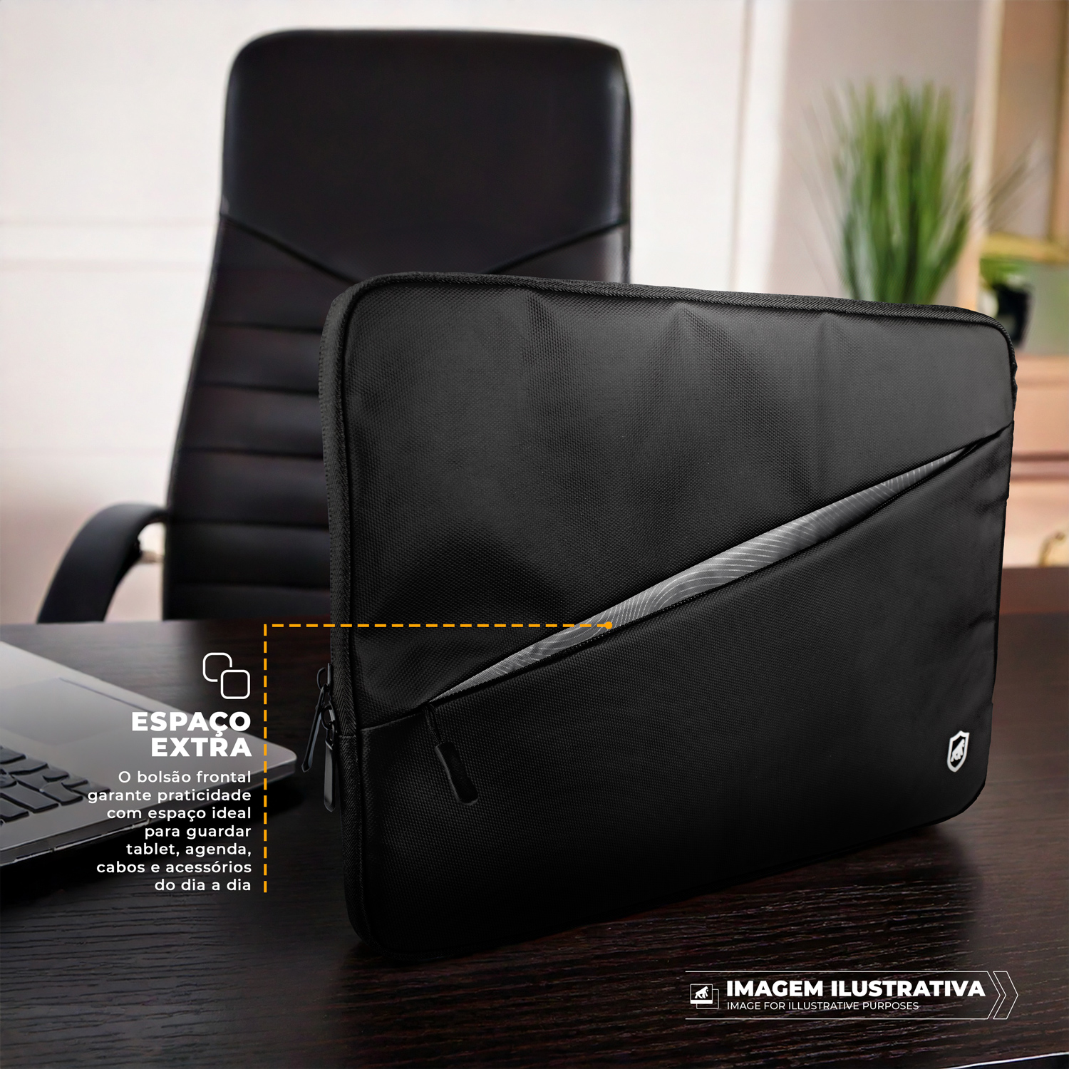 Capa para Notebook 14" - Gravity Preta - Gshield - Gshield - Capas para celular, Películas ...