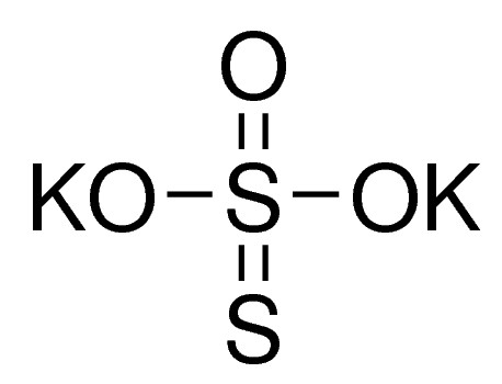 TIOSSULFATO DE POTASSIO 100G CAS - Didática SP