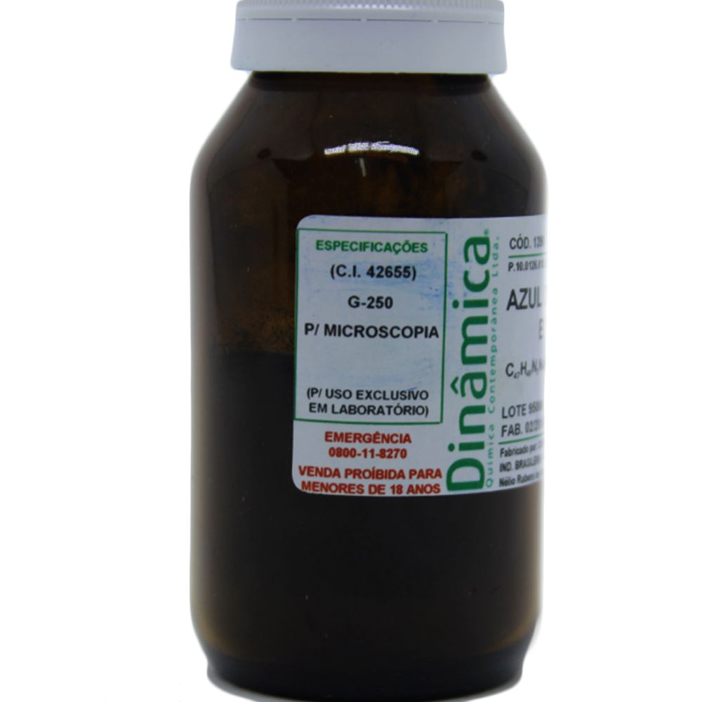 AZUL DE COOMASSIE BRILHANTE G250 25G - Didática SP