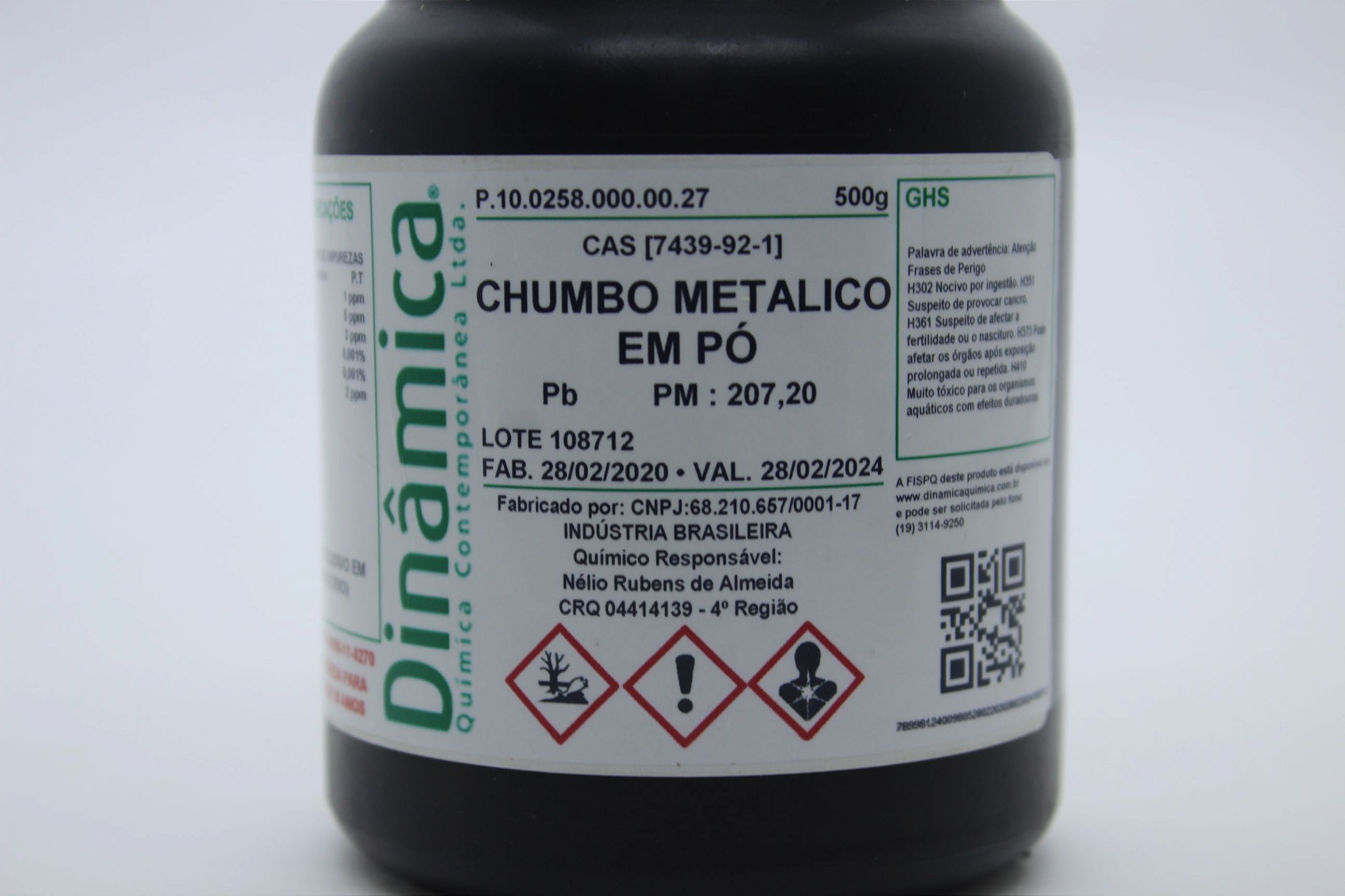 CHUMBO EM PO 500G - Didática SP