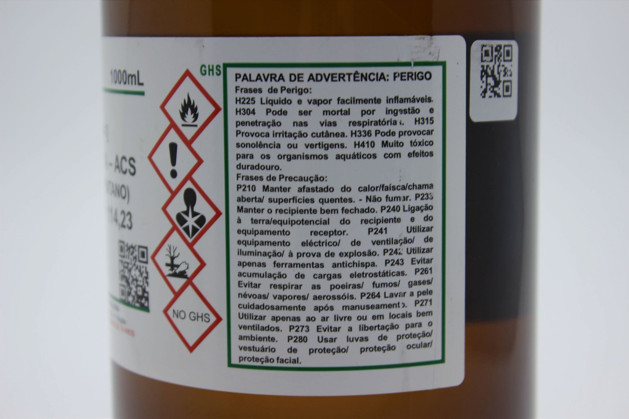 ISO OCTANO TRIMETILPENTANO 2,2,4 PA 99% 1L - Didática SP