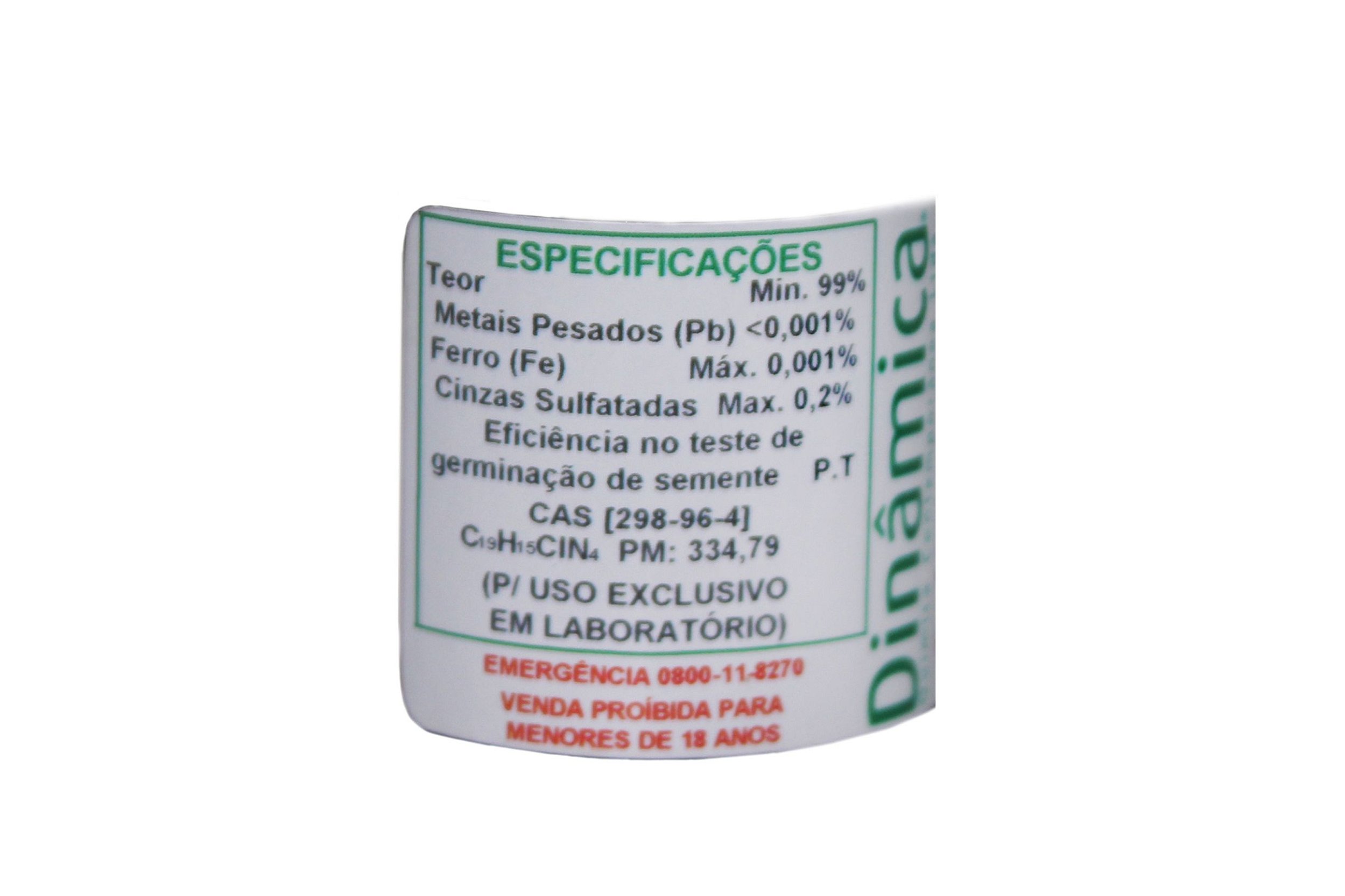 TRIFENIL TETRAZOLIO CLORETO 2,3,5 99% PA 10G - Didática SP