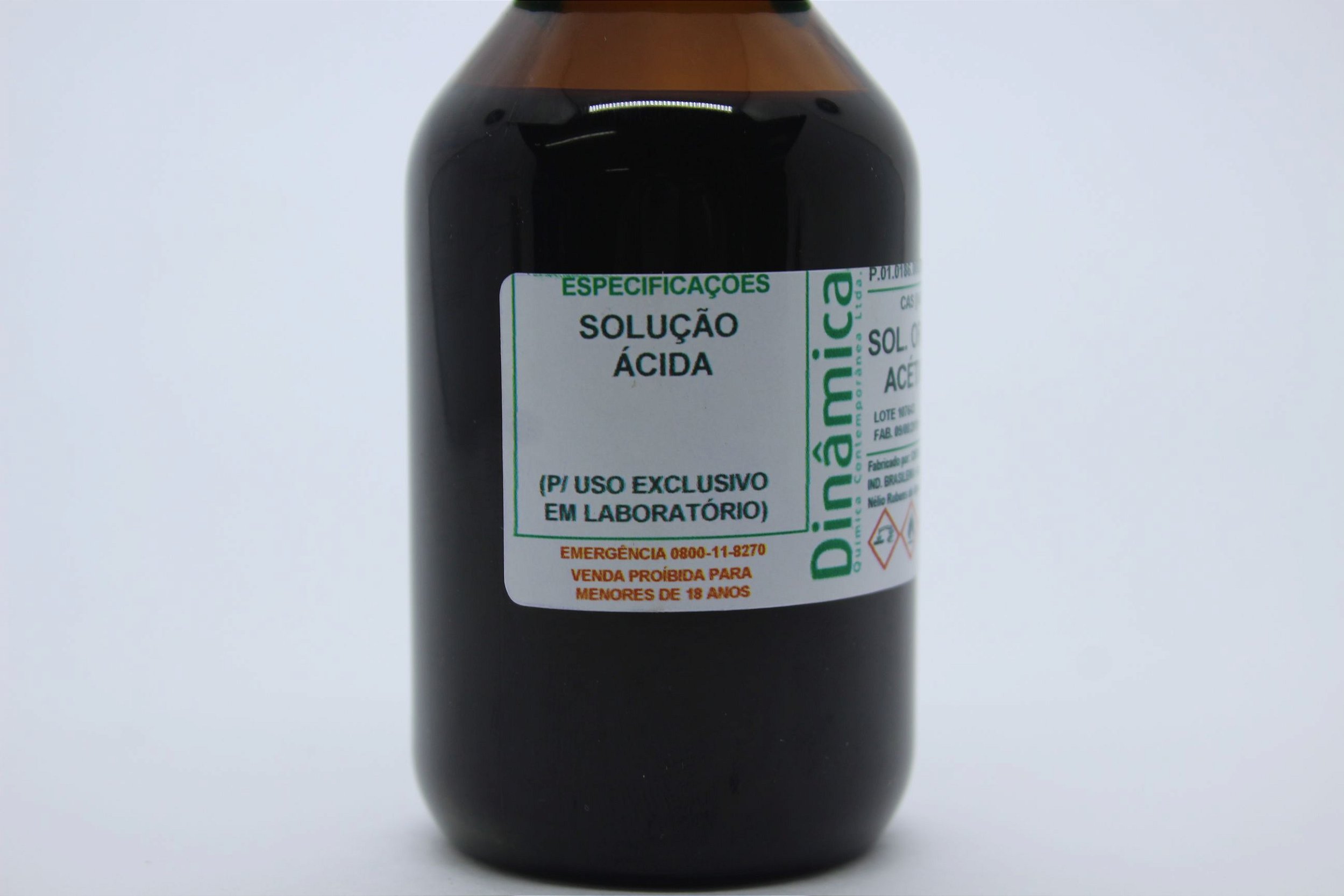 SOLUCAO ORCEINA ACETICA 1% 100ML - Didática SP