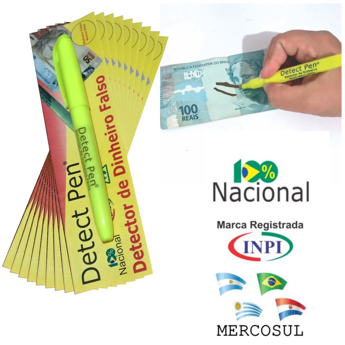 Caneta Identificar Nota Falsa - FDPLEARN
