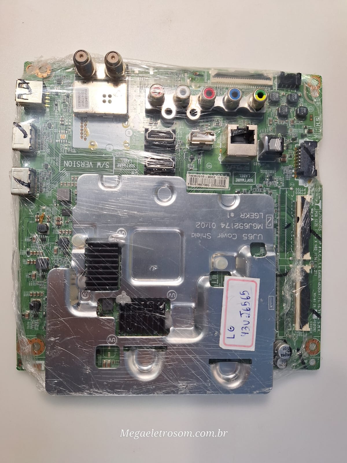PLACA TV LG 43UJ6565 = MODELO EAX67146203 - MEGAELETROSOM