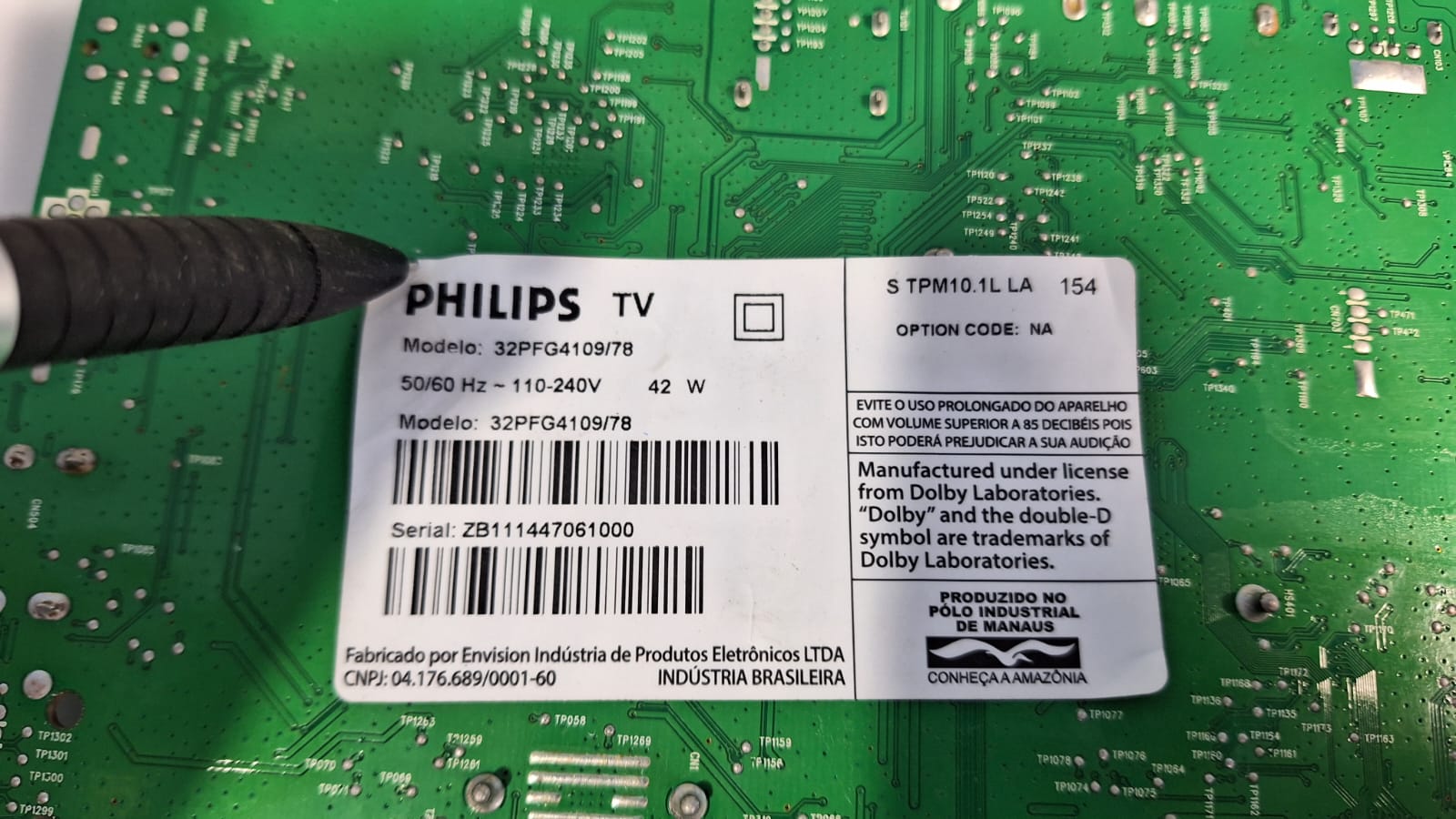 placa tv philips - MEGAELETROSOM