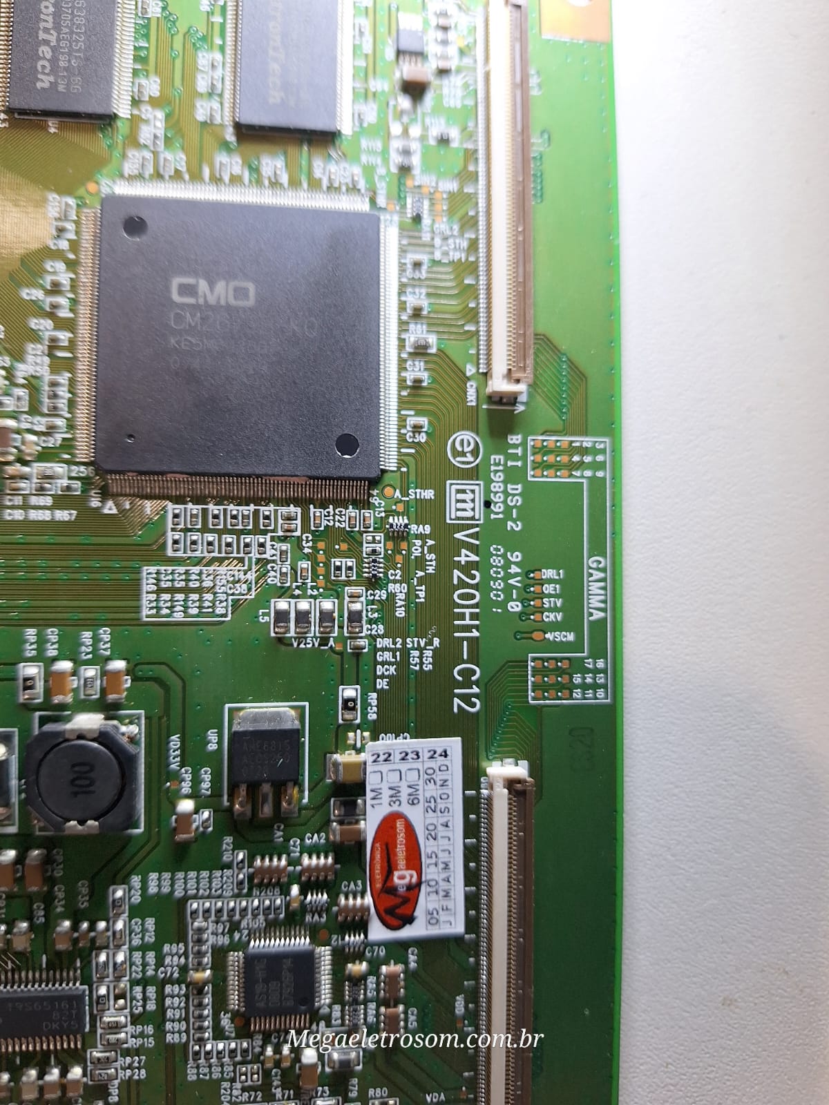 PLACA TCON DA TV TOSHIBA LC4246W V420H1-C12 - MEGAELETROSOM