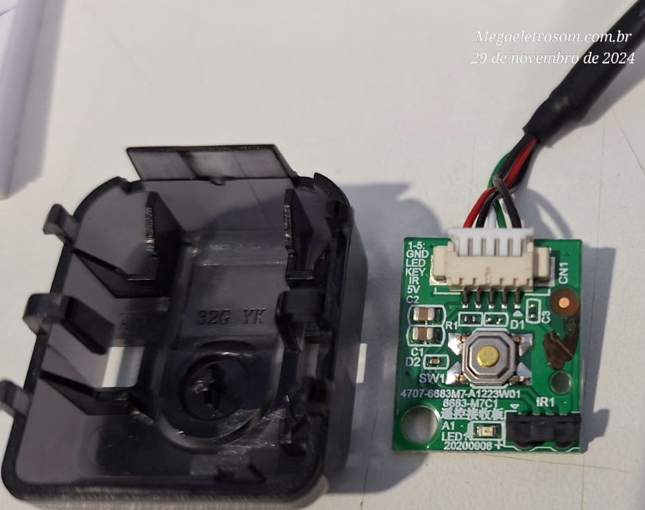 Placa Wi-fi e sensor power tv Philco Ptv32d10n5skh Led - MEGAELETROSOM