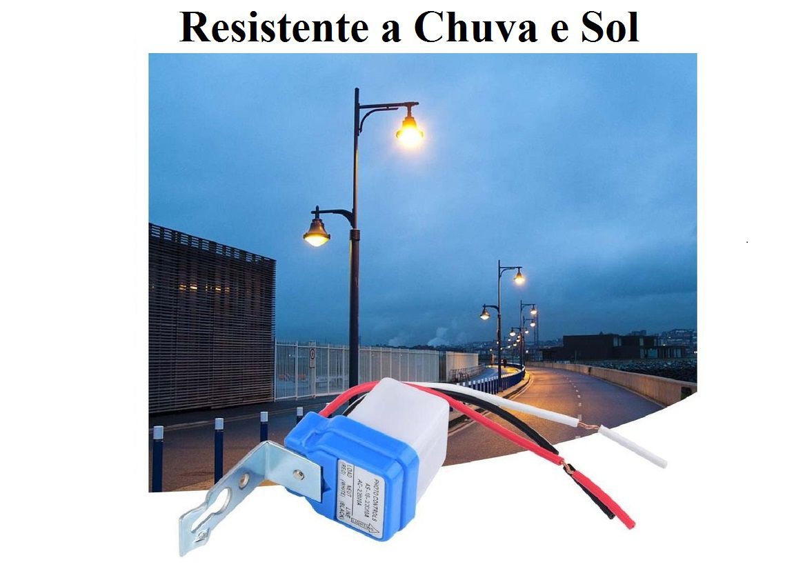 Interruptor automatico Fotocélula Sensor para luz poste rua jardim 110 ...