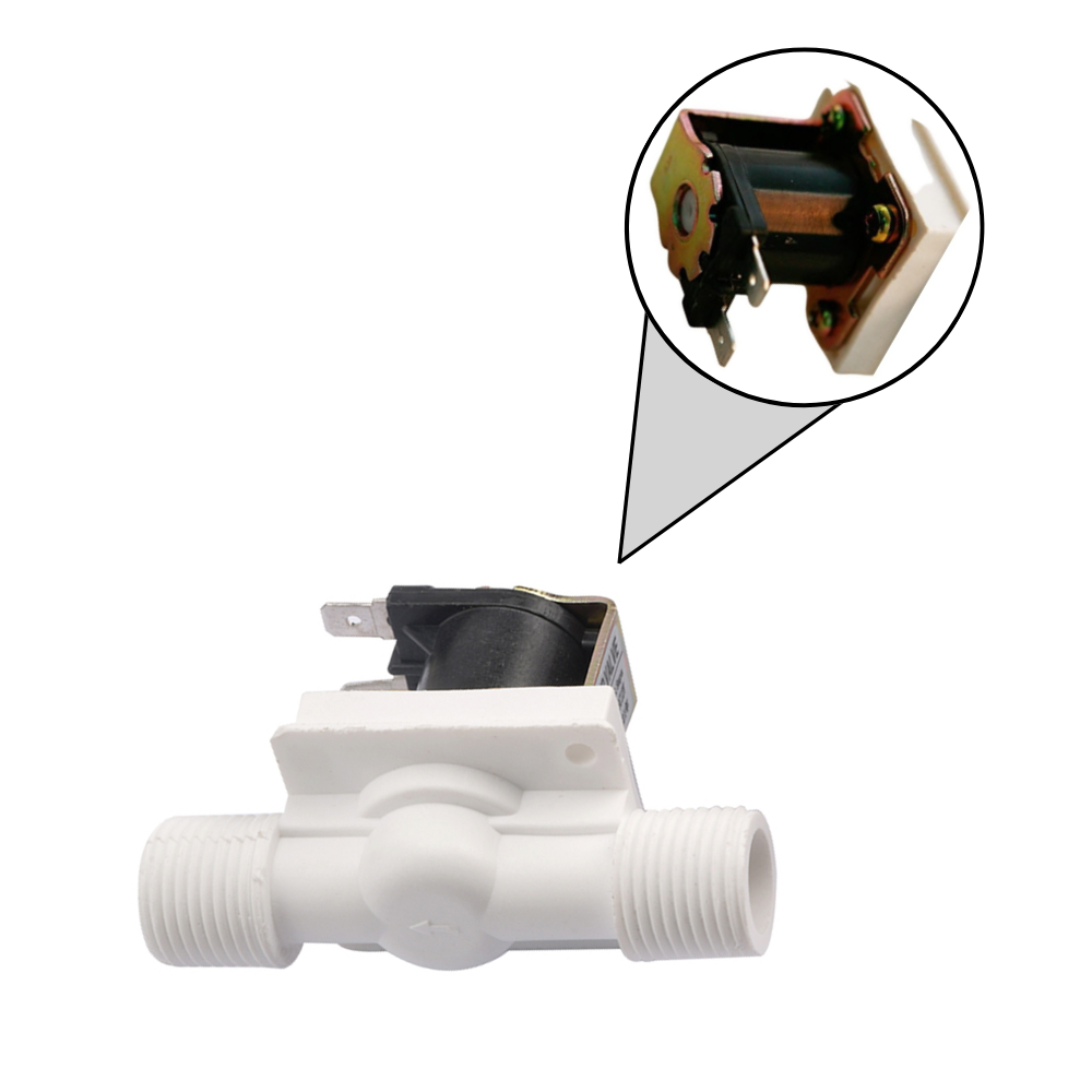 Vávula Vazão Solenoide Irrigação Rosca 1/2" Pol 110v Registro Normal ...