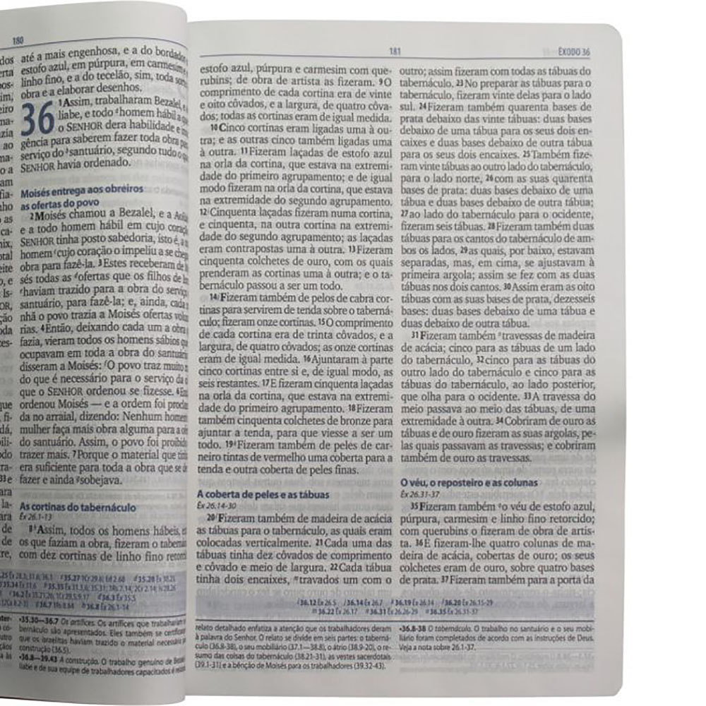 Bíblia de Estudo Genebra Letra Grande capa Azul Escuro Luxo - Livraria ...