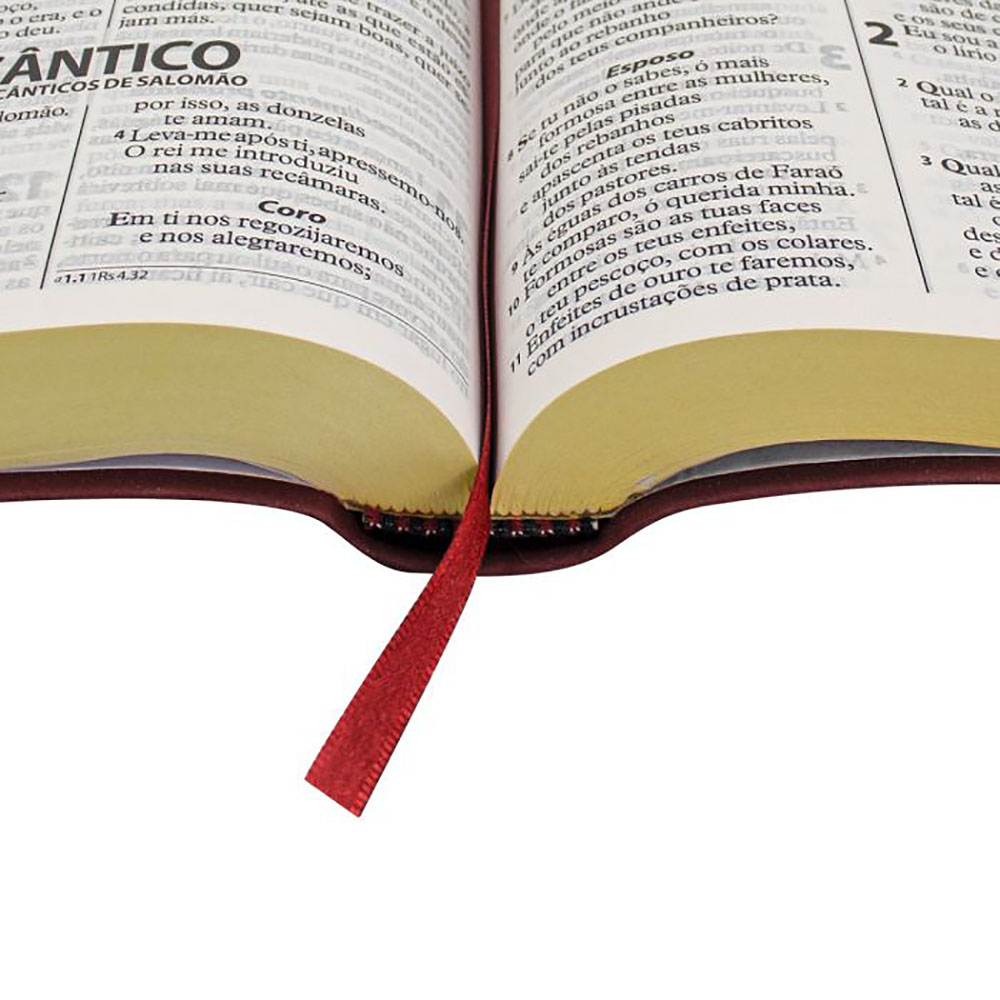 Bíblia ARA Letra Gigante capa Vinho - Livraria Evangélica Online