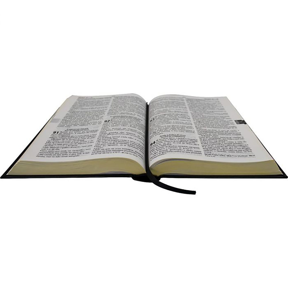 Bíblia ARC Letra Grande capa Preta - Livraria Evangélica Online