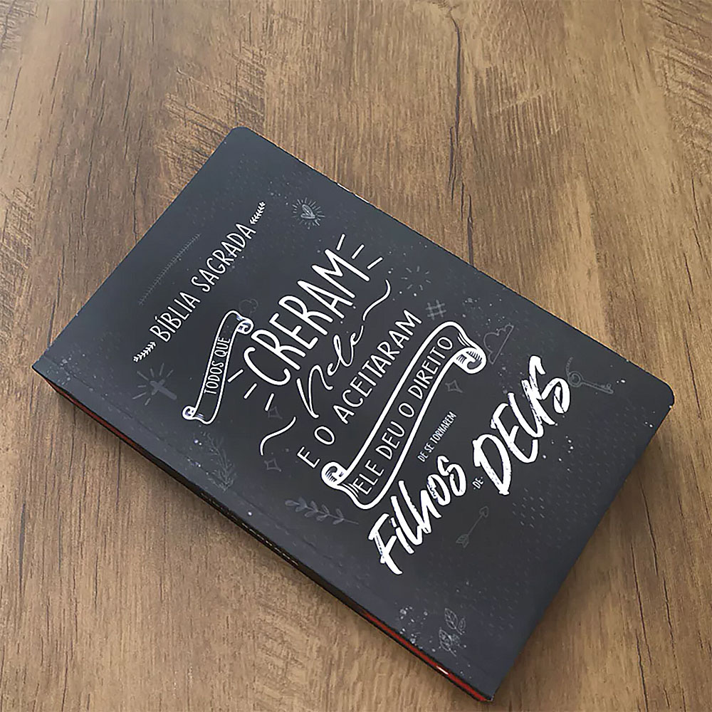 Bíblia NVI Letra Normal Capa Mole Lettering - Livraria Evangélica Online
