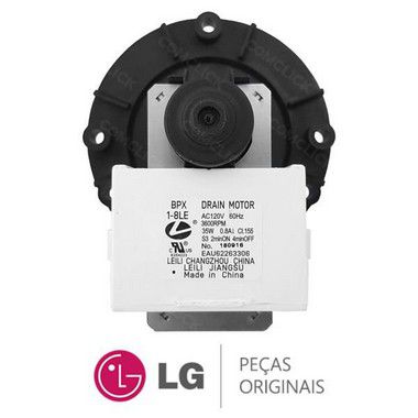 Eletrobomba de drenagem lava e seca LG 120V EAU62263306 - REFRIMENDES ...