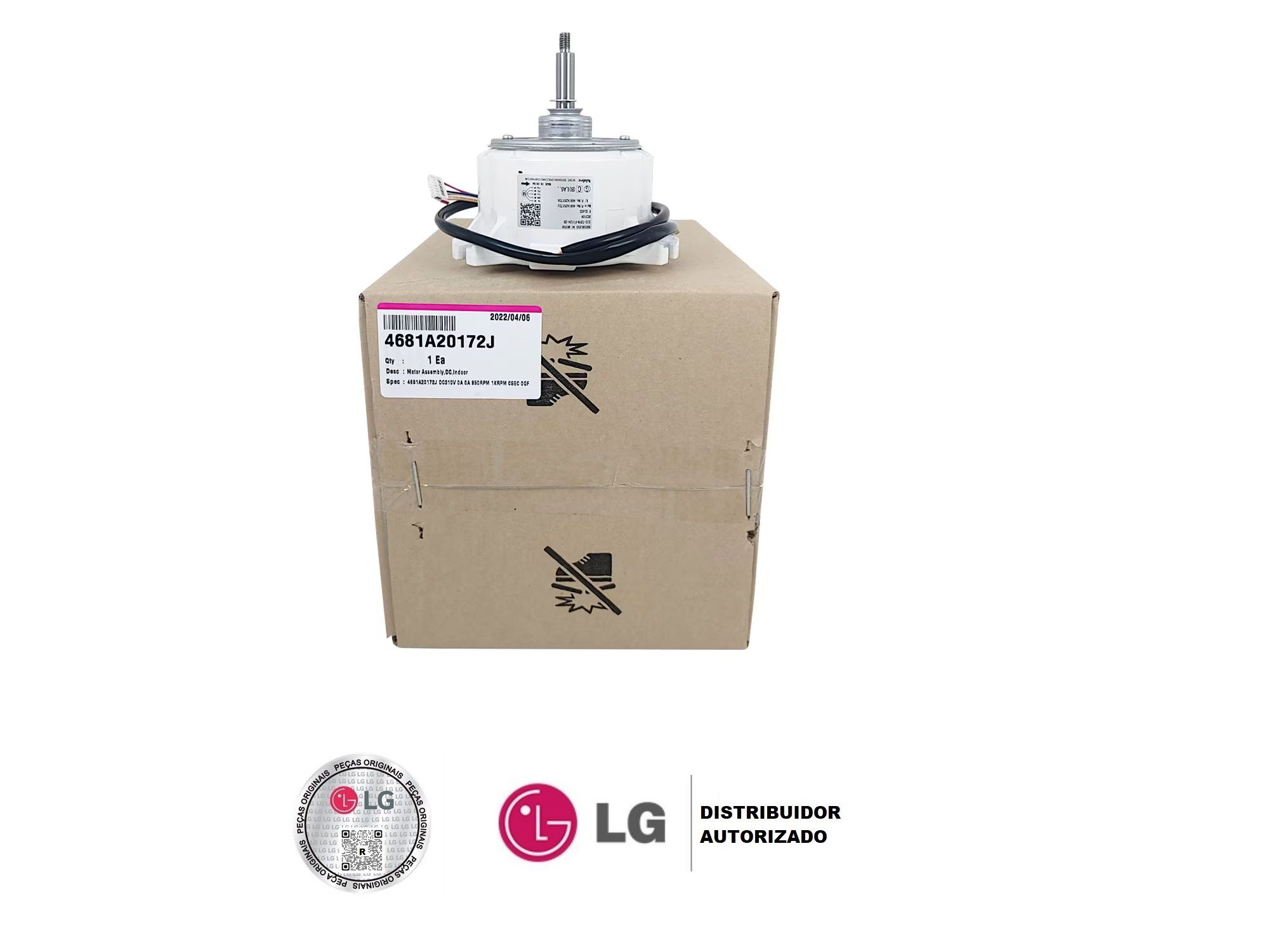 Motor de corrente contínua Ar Condicionado LG ARNU36GTNA4, ARNU36GTNC4 ...