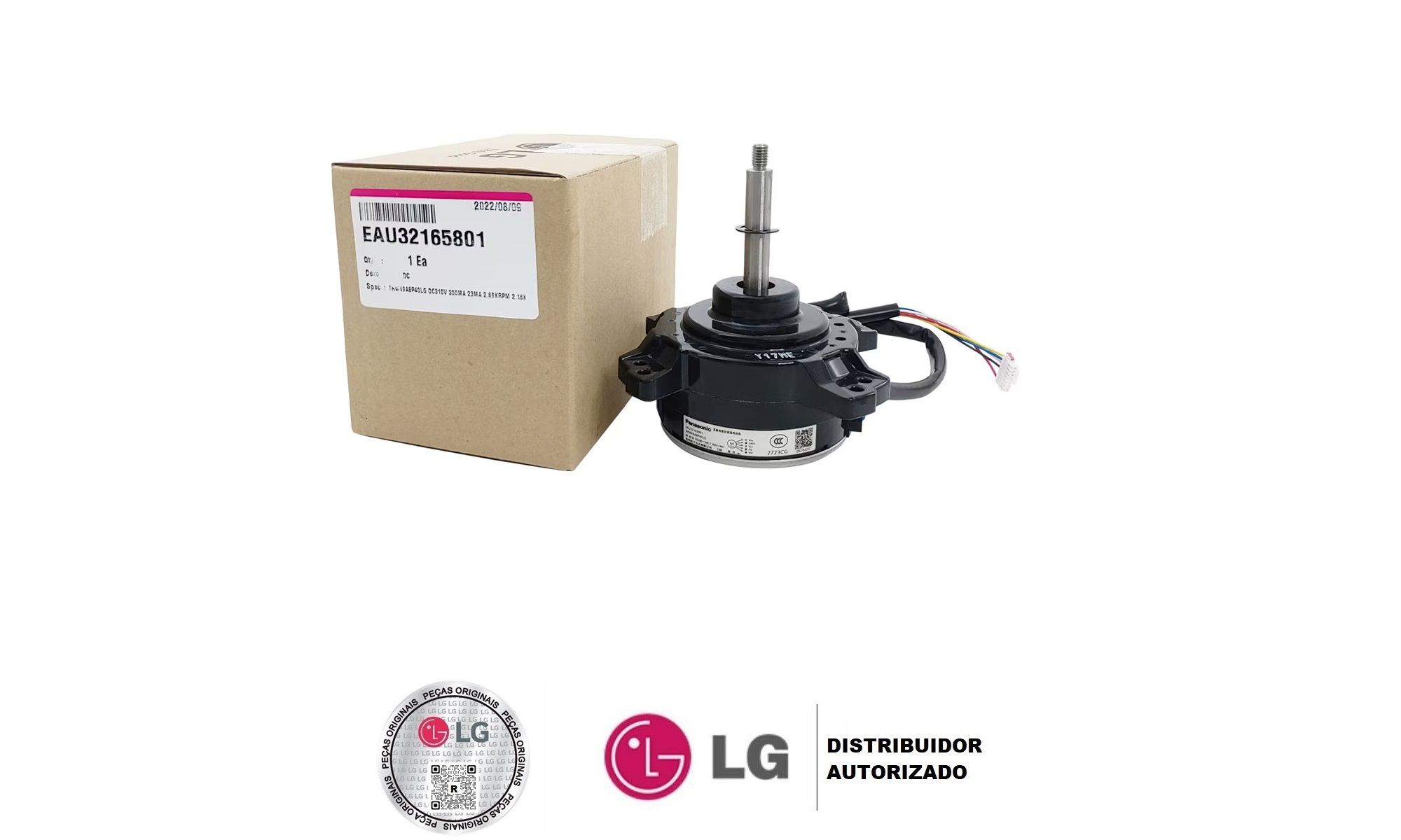 Motor ventilador da evaporadora Ar Condicionado LG ARNU28GTPC2 ...