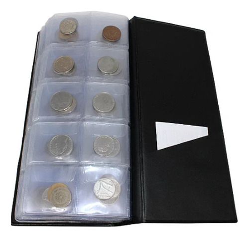 Álbum Fichário Pasta Para 200 Moedas Coin Holder Portátil - MoedaRara ...