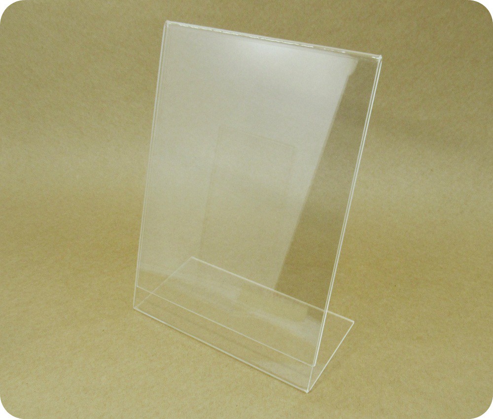 Kit 10 Displays em L em acrílico para folder 21x30cm - A4 - Produtos em acrílico, MDF e madeira