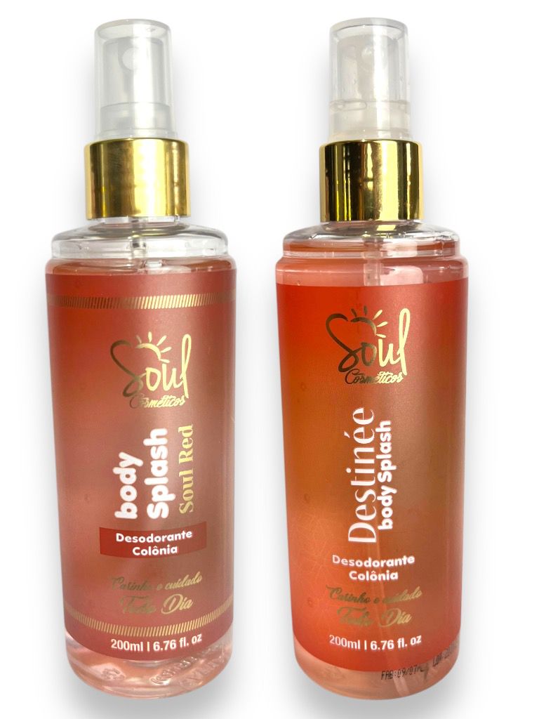 kit 2 Body Splash Perfume Soul Cosmeticos - MgBeautyStore