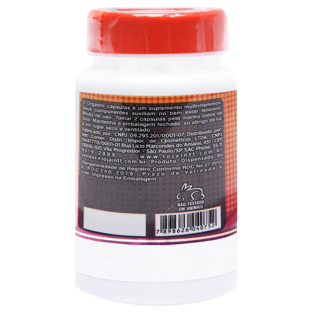 Orgastic Cápsulas Suplemento Multivitamínico Feminino Intt - Fetiches ...