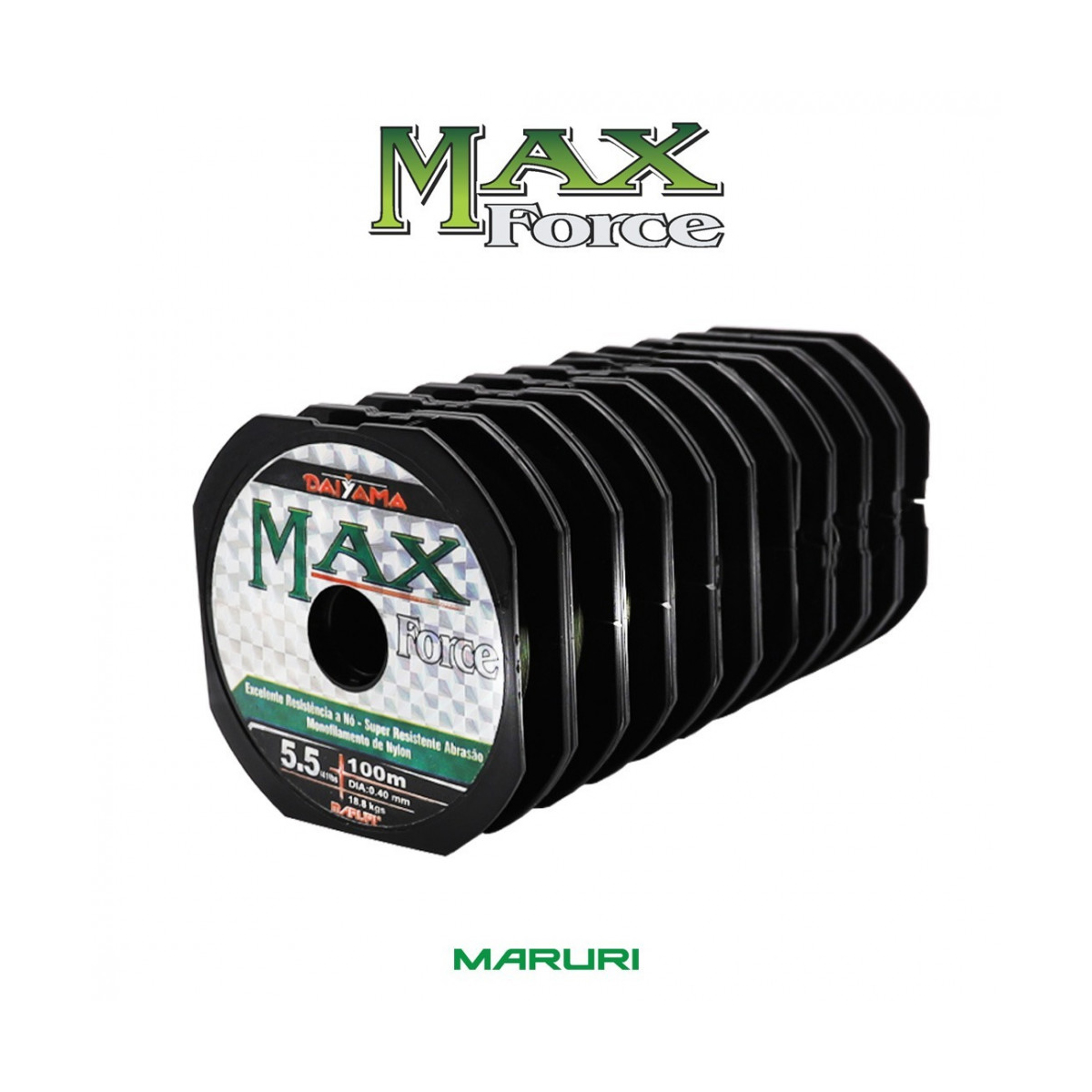 Piraputanga Pesca - Linha Monofilamento Maruri Max Force Caixa 1000m ...