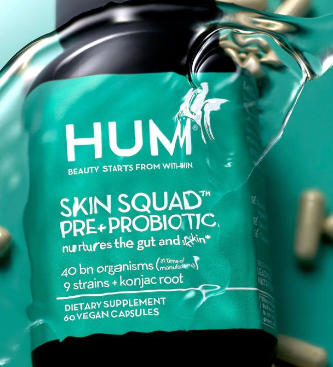 HUM Nutrition Skin Squad™ Pre + Probiotic Supplement for Acne-Prone Sk ...