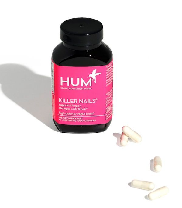 HUM Nutrition Killer Nails® Hair & Nail Strength Supplement with Bioti ...