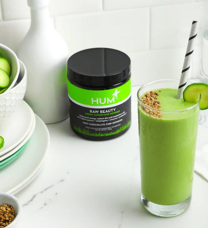 HUM Nutrition Raw Beauty Skin & Energy Green Superfood Powder ...