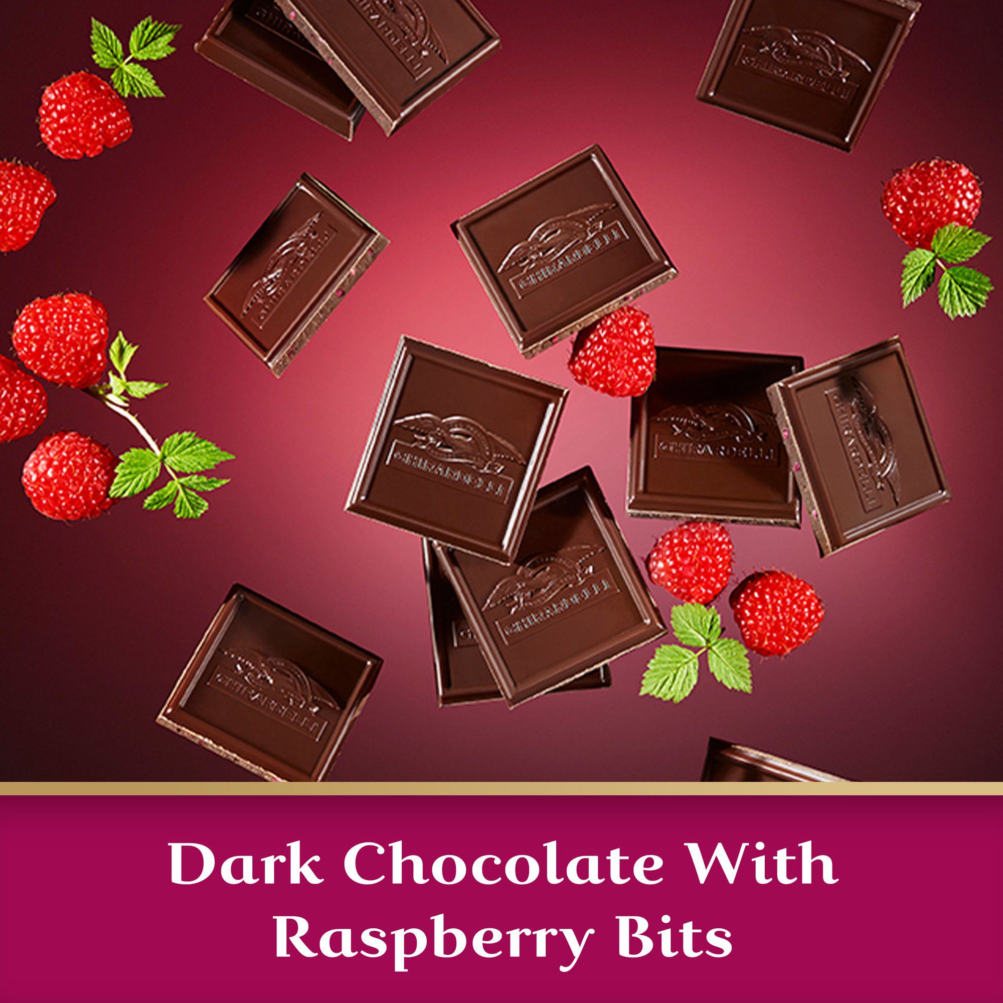 Ghirardelli Intense Dark Chocolate Bar Raspberry - Consumos da Martina