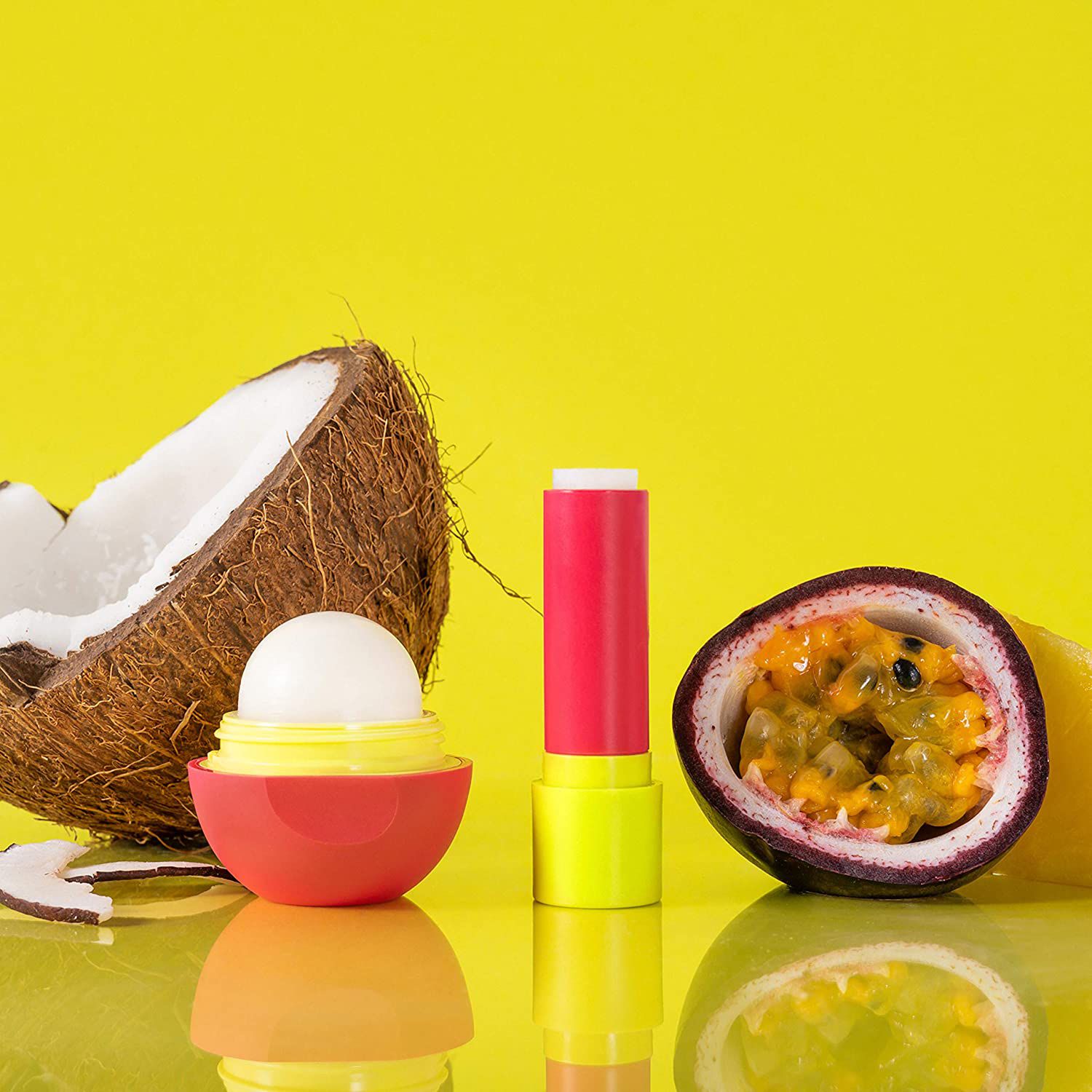 Eos Super Soft Shea Lip Balm Stick & Sphere - Pineapple Passionfruit a ...