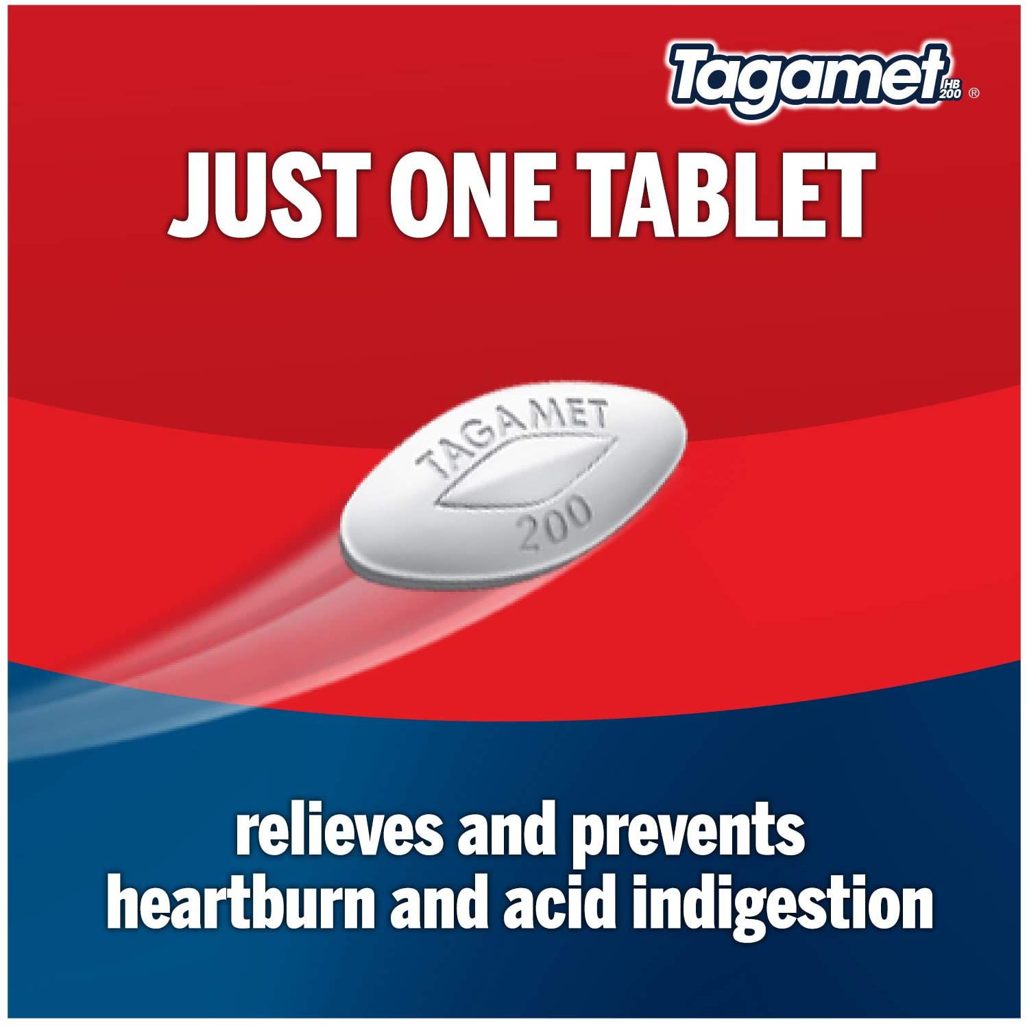 Tagamet HB 200 mg Cimetidine Acid Reducer and Heartburn Relief ...