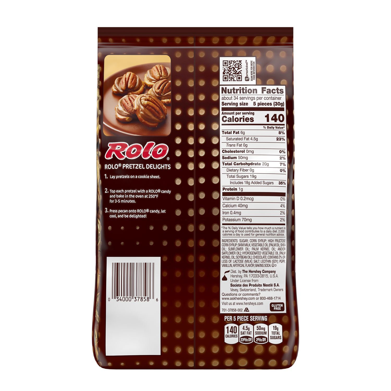 Rolo Chocolate Caramel Candy Individually Wrapped Party Bag - Consumos ...