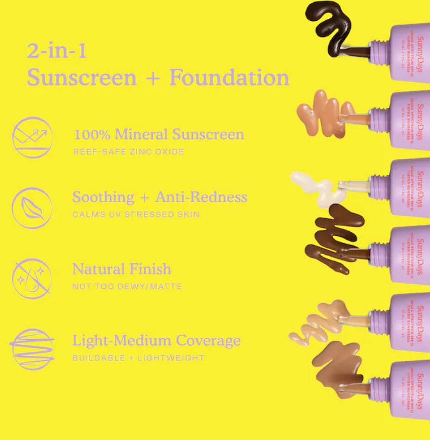 Tower 28 Beauty SunnyDays SPF 30 Tinted Sunscreen Foundation - Consumos ...