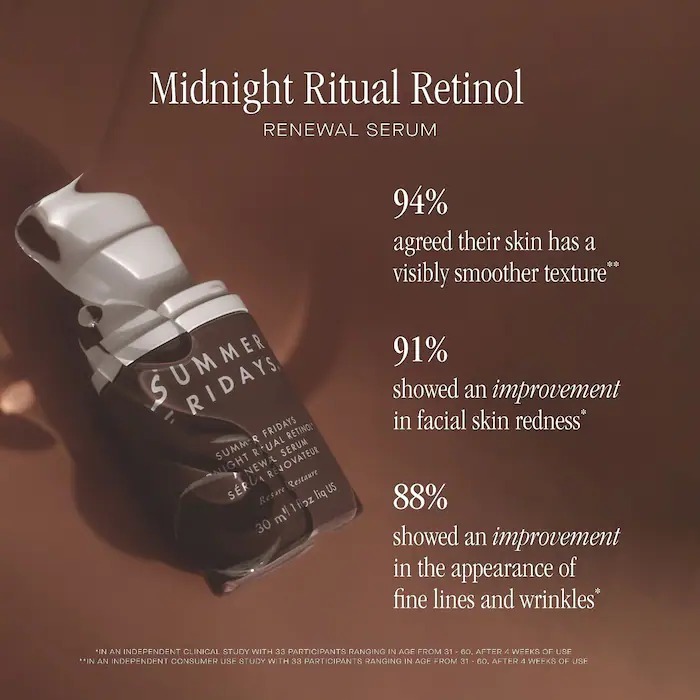 Summer Fridays Midnight Ritual Retinol Renewal Serum - Consumos da Martina