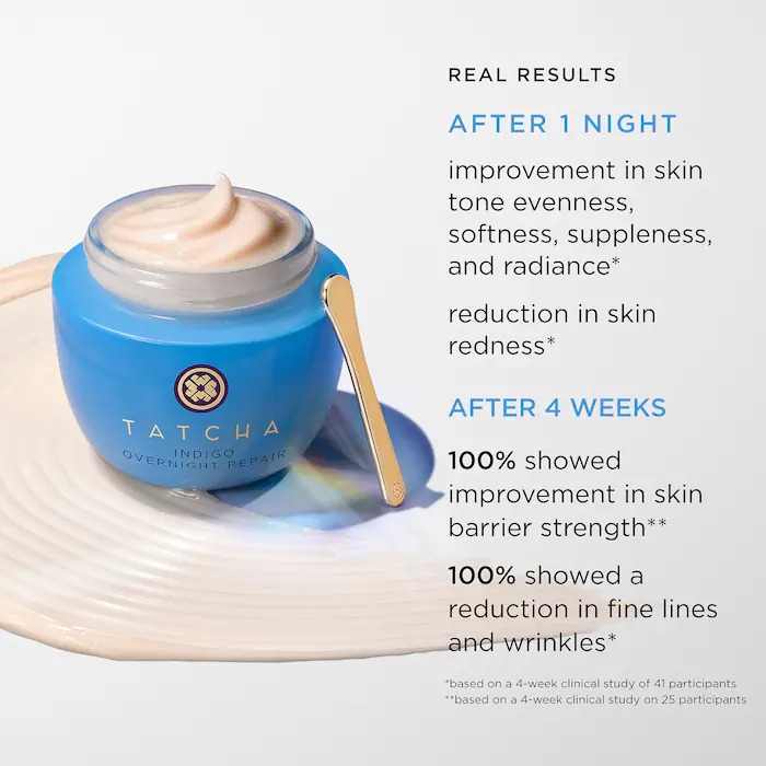 Tatcha Indigo Overnight Repair Serum in Cream Treatment - Consumos da ...