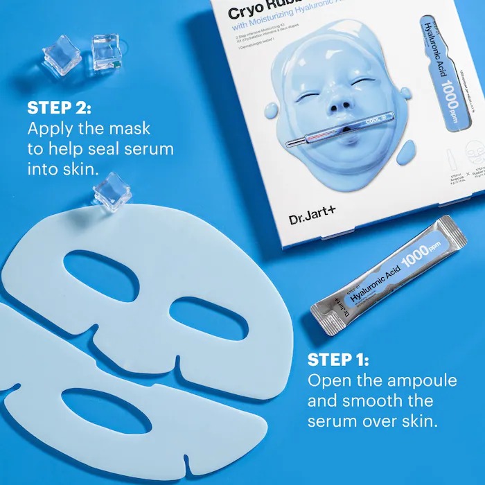Dr. Jart+ Cryo Rubber™ Face Mask With Moisturizing Hyaluronic Acid ...