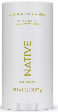Native Limited Edition Deodorant - Autumn Air & Amber - Aluminum Free ...