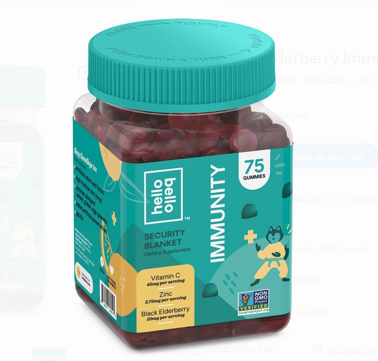Hello Bello Elderberry Immunity Gummy - Consumos da Martina